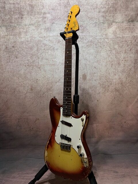 1963 Fender Musicmaster with 66 Duo Sonic Neck | Guitarshop Folkestone